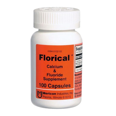 Florical Calcium And Fluoride Supplements By Mericon Industries - 100 ...