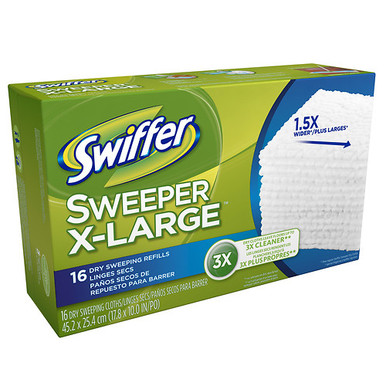 Swiffer Max Dry Sweeping Cloths, Extra Large - 16 Ea - myotcstore.com