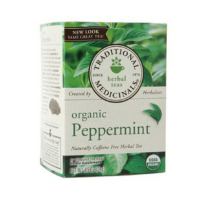 Traditional Medicinals Organic Peppermint Herbal Tea Bags - 16 Ea ...