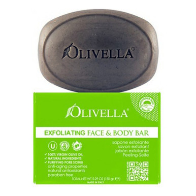 Olivella Exfoliating Face And Body Bar Soap With 100% Virgin Olive Oil ...