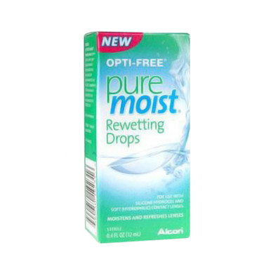 Opti-Free Pure Moist Rewetting Drops - 12 Ml - myotcstore.com