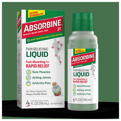 Absorbine Jr Plus Pain Relieving Liquid, 4 Oz