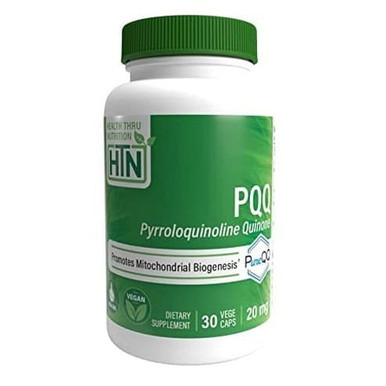 Health Thru Nutrition PQQ Pyrroloquinoline Quinone 20 Mg VegeCapsules ...