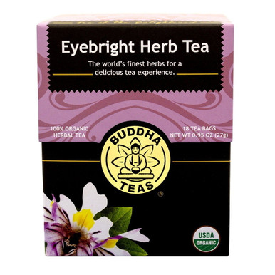 Buddha Teas Organic Eyebright Herb Tea Bags, 18 Ea