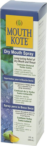 Mouth Kote Natural Dry Mouth Spray, Oral Moisturizer, 8 Oz