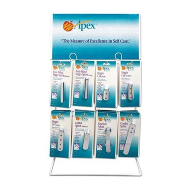 Apex Healthcare Finger Splint Display Rack, 1 Ea