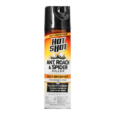 Hot Shot Ant Roach & Spider Killer Unscented, 17.5 Oz