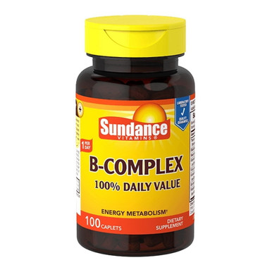 Sundance Vitamins B-Complex 100% Daily Value, 100 Count