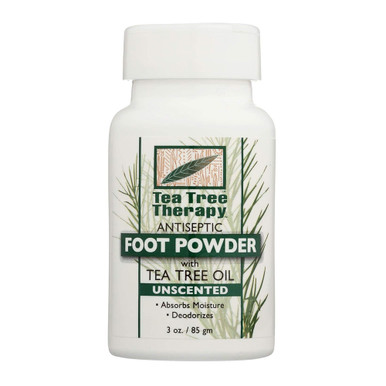 Tea Tree Therapy Antiseptic Foot Powder with Tea Tree Oil And ...