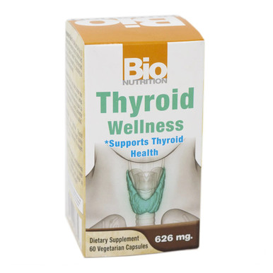 Bio Nutrition Thyroid Wellness Capsules for Thyroid Support, 60 Ea