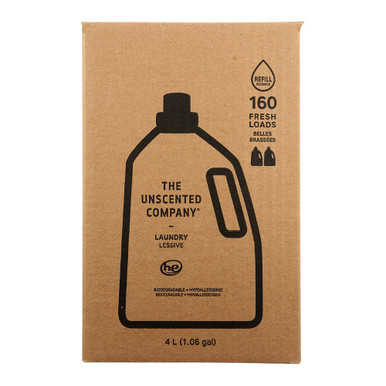 The Unscented Company Laundry Lessive Refill Box, 1.06 Gallon