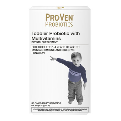 Pro Ven Probiotics Toddler Probiotic With Multivitamins, Chewable, 30 Ea