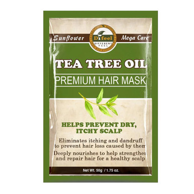 Difeel Mega Care Tea Tree Hair Mask, 1.75 Oz DL
