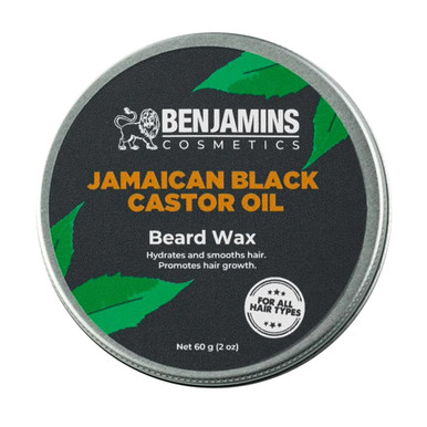 Benjamins Jamaican Black Castor Oil Beard Wax for Smoothing and ...