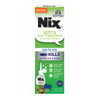 Nix Ultra All In One Lice Treatment Shampoo, 1 Ea