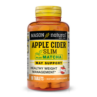Mason Natural Apple Cider Slim Plus Matcha Tablets for Healthy Weight ...
