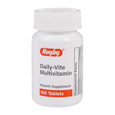 Major Rugby Daily Vite Multivitamin Supplement Tablets, 100 Ea