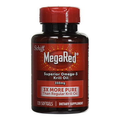 Schiff Megared Superior Omega 3 Krill Oil 350 Mg Softgels, 120 Ea ...