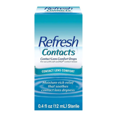 Refresh Soft Contacts, Contact Lens Comfort Drops, 0.4 Oz