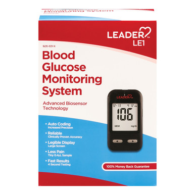 Leader Le1 Blood Glucose Monitoring Kit, 1 Ea