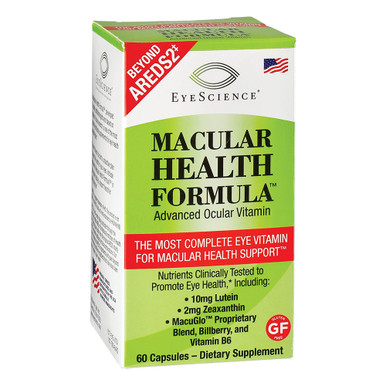 Eye Science Macular Health Formula Advanced Ocular Vitamin, 60 Ea