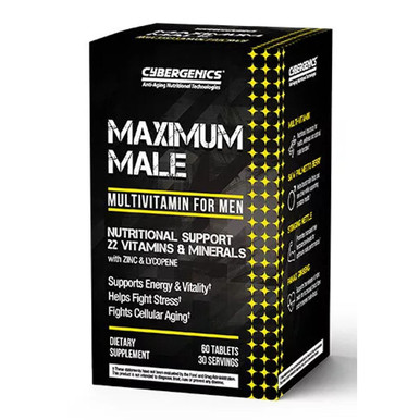Cybergenics Maximum Male Performance Multivitamin Tablets for Energy ...