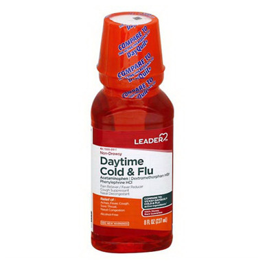 Daytime Leader Cold and Flu, 8 Oz