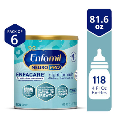 Enfamil NeuroPro EnfaCare Premature Baby Formula Milk Based with Iron ...