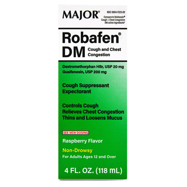 Major Robafen Cf Multi Symptom Cold, 4 Oz