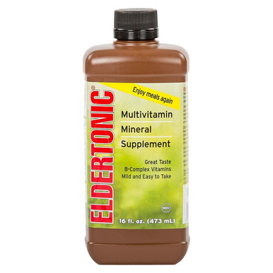 Eldertonic Multivitamin Mineral Supplement Liquid, 16 Oz
