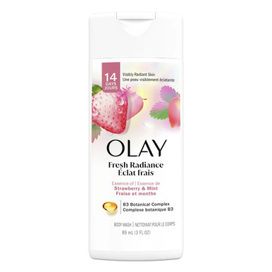 Olay Fresh Outlast Body Wash Strawberry and Mint for Refreshing and ...
