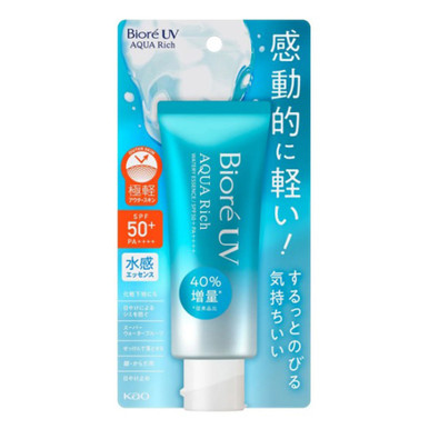 Biore UV Aqua Rich Watery Essence Sunscreen SPF 50+/PA++++ for All Skin ...
