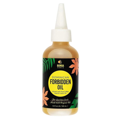 Bomba Curls Dominican Forbidden Volumizer Oil Hair Curl Enhancing 4Oz ...