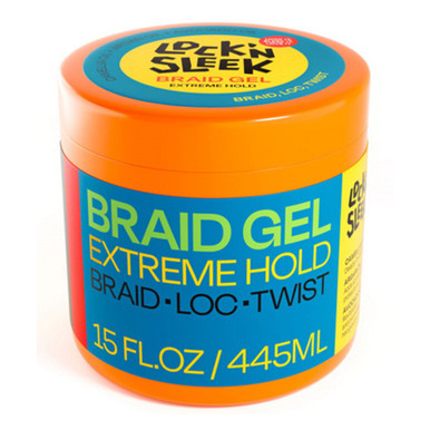 Lock N Sleek Braid Hair Gel Extreme Hold Smooths and Controls Frizz ...