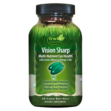 Irwin Naturals Vision Sharp Multi Nutrient Support Eye Health with ...