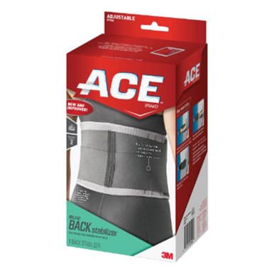 3M ACE Back Stabilizer Deluxe Adjustable Dual Staps Helps Lower Back 1 Ea