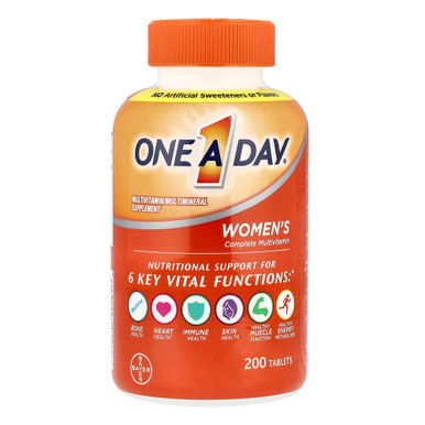 One A Day Womens Multivitamin Supplement Tablets 200Ea