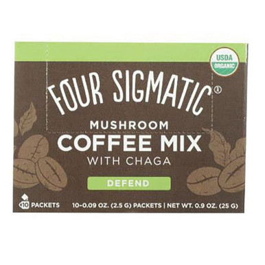 Four Sigmatic Mushroom Coffee Mix with Chaga Defend Packets for Daily ...
