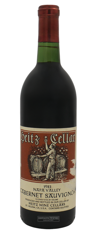 Heitz Cellar Cabernet Sauvignon Napa Valley 1983 750ml [DAMAGED LABEL ...