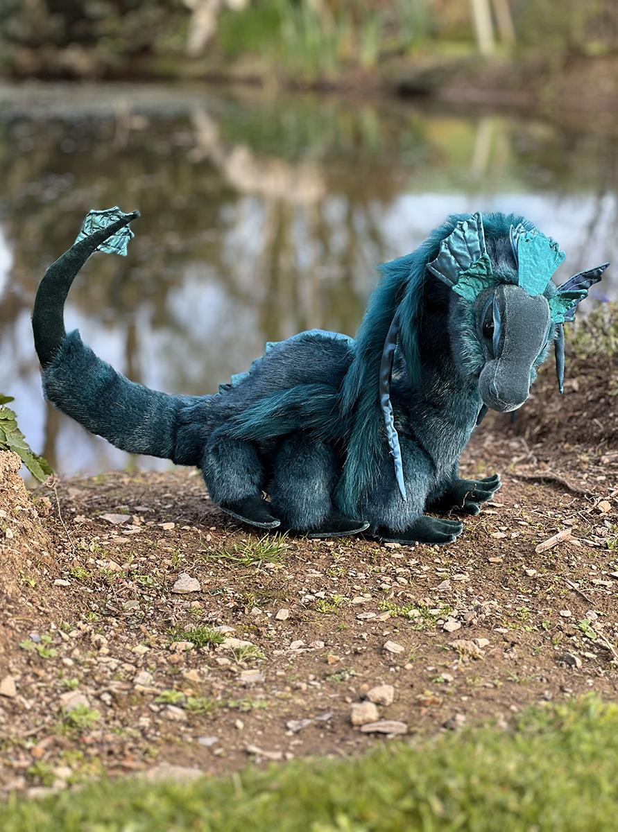 Loch Ness Monster Plush Toy | Emerald Green Six-Leg Mythical Creature ...
