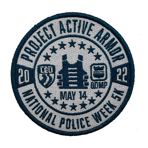 2022 National Police Week 5K - Project Active Armor Patch - ODMP Store