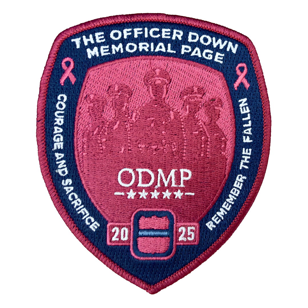 2025 Limited Edition "Think Pink" Officer Down Memorial Page Patch ...