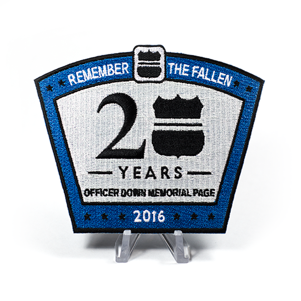 2016 ODMP Patch - 20th Anniversary - ODMP Store