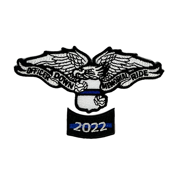 Officer Down Memorial Ride Annual Rocker Patch (2012 - 2022) - ODMP Store