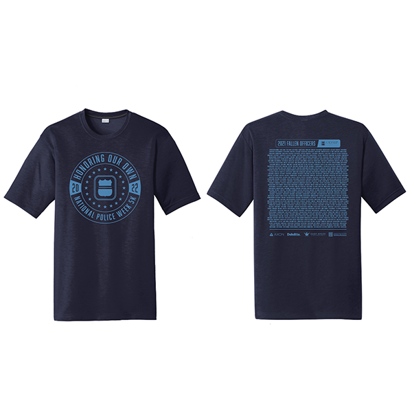 2022 National Police Week 5K Event Shirt - ODMP Store