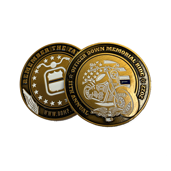 Officer Down Memorial Ride 2022 Coin - ODMP Store