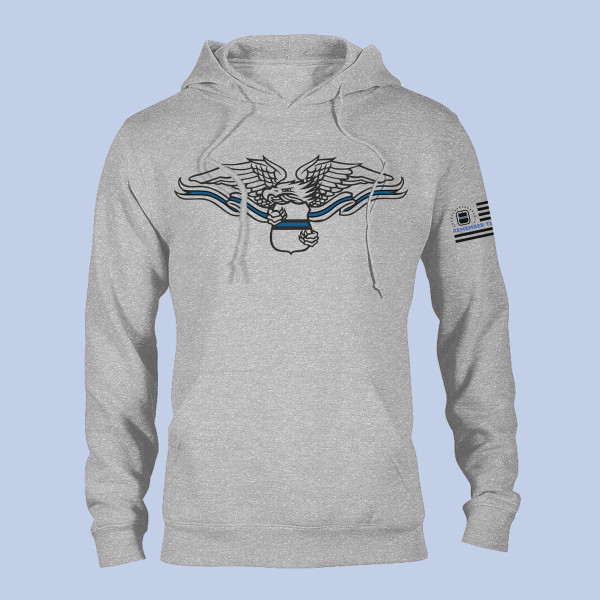 Blue Line Eagle Hoodie