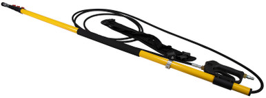 Erie Tools® 24' Yellow Fiberglass Telescoping Wand with Support Belt