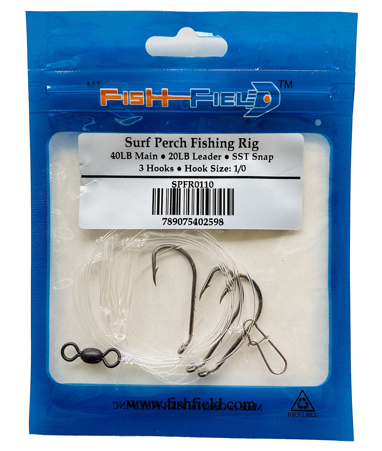 Fish-Field Surf Perch Fishing Rig