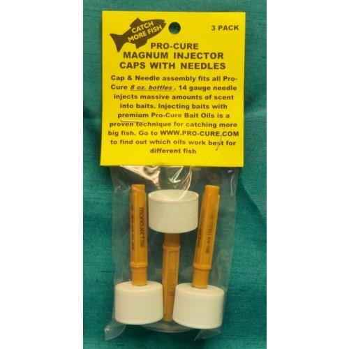 Pro-Cure BAIT INJECTOR CAPS WITH NEEDLES - Fish-Field